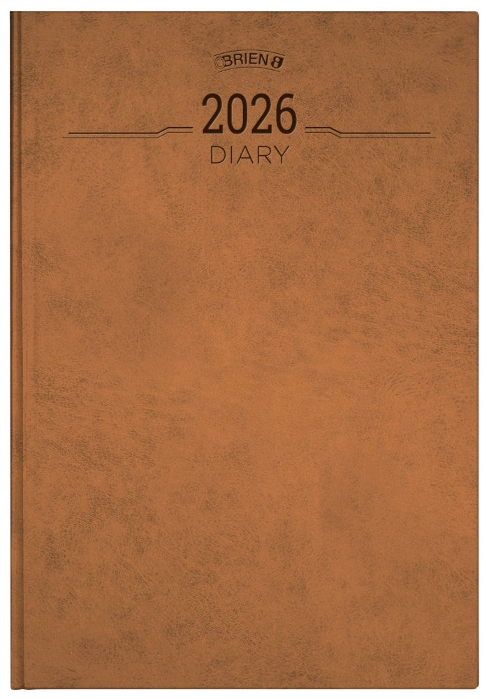2025/26 A4 Deluxe Gilded Diary – Padded Cover – McArdles iSchool