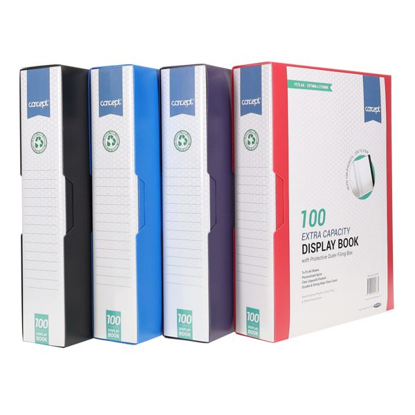 Concept A4 100 Pocket Display Book – McArdles iSchool