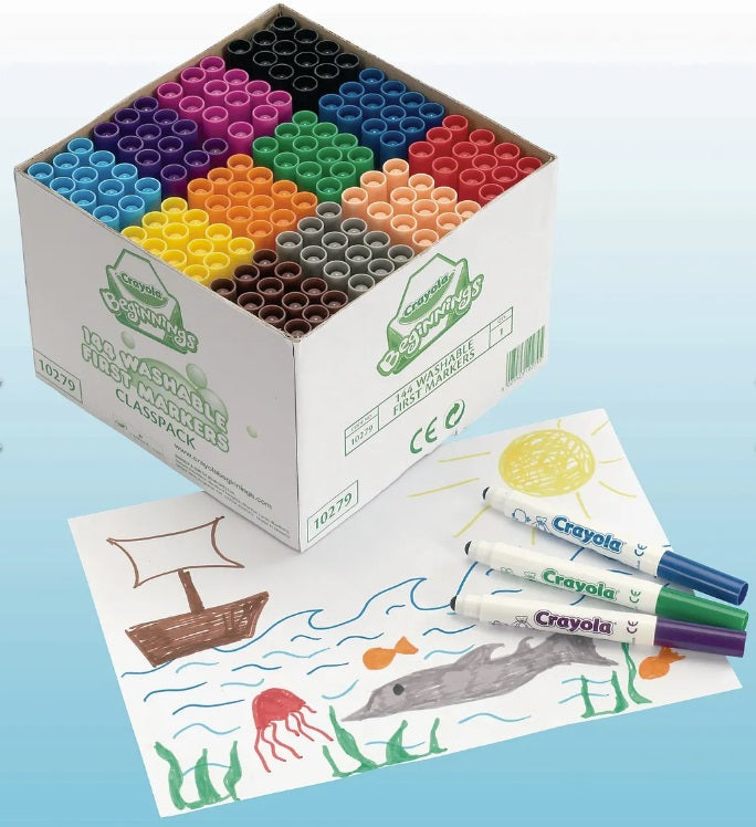CRAYOLA 144 JUMBO MARKER CLASSPACK – McArdles iSchool