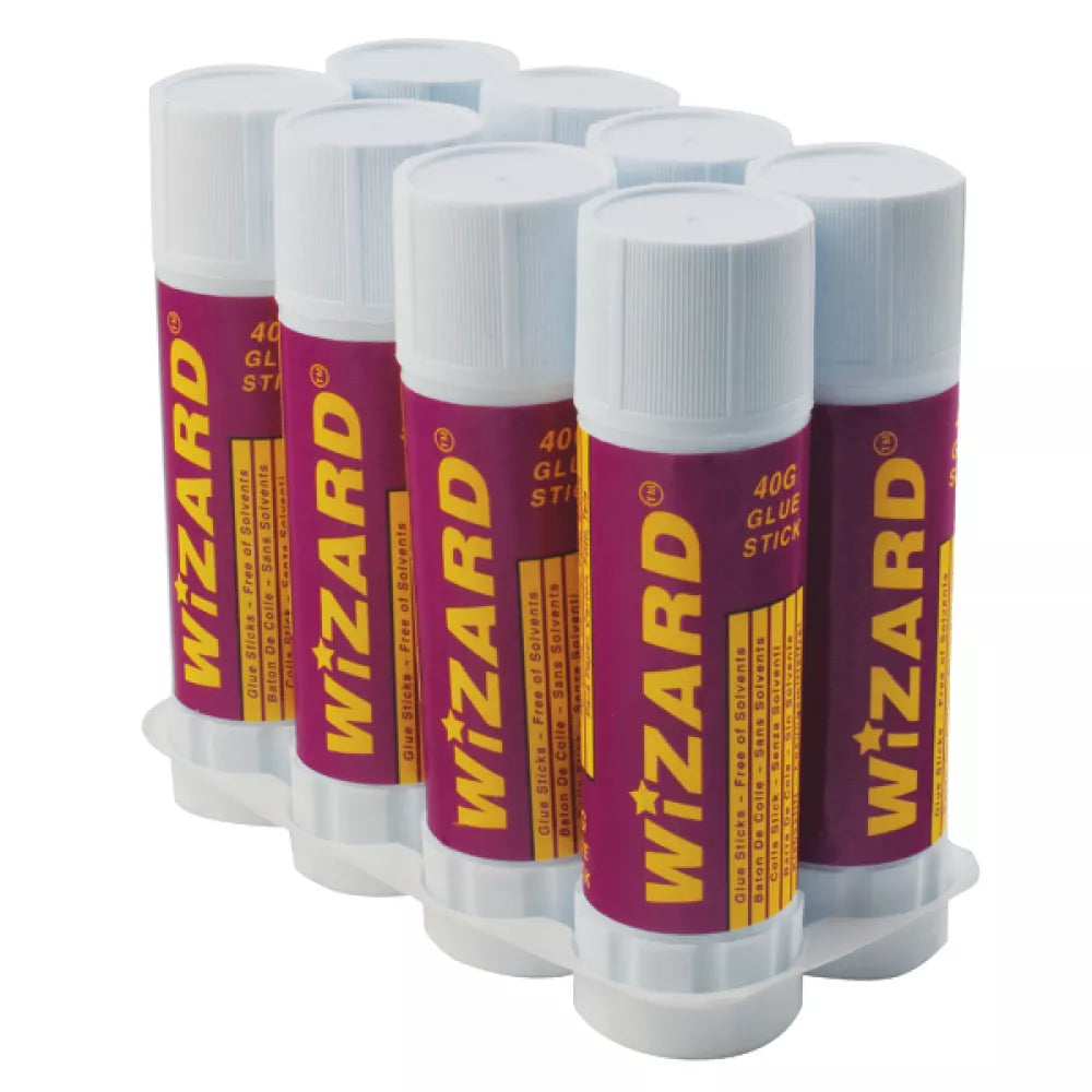 Wizard Glue Stick 40g (8 Pack) – McArdles iSchool