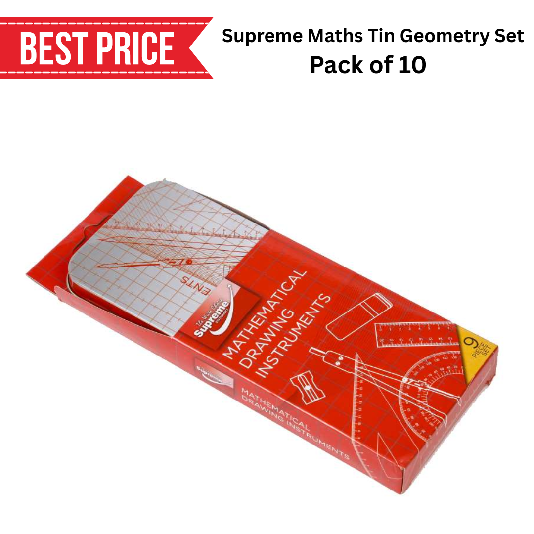 Pack of 10 Maths Geometry Sets – Tin Case | iSchool.ie – McArdles iSchool