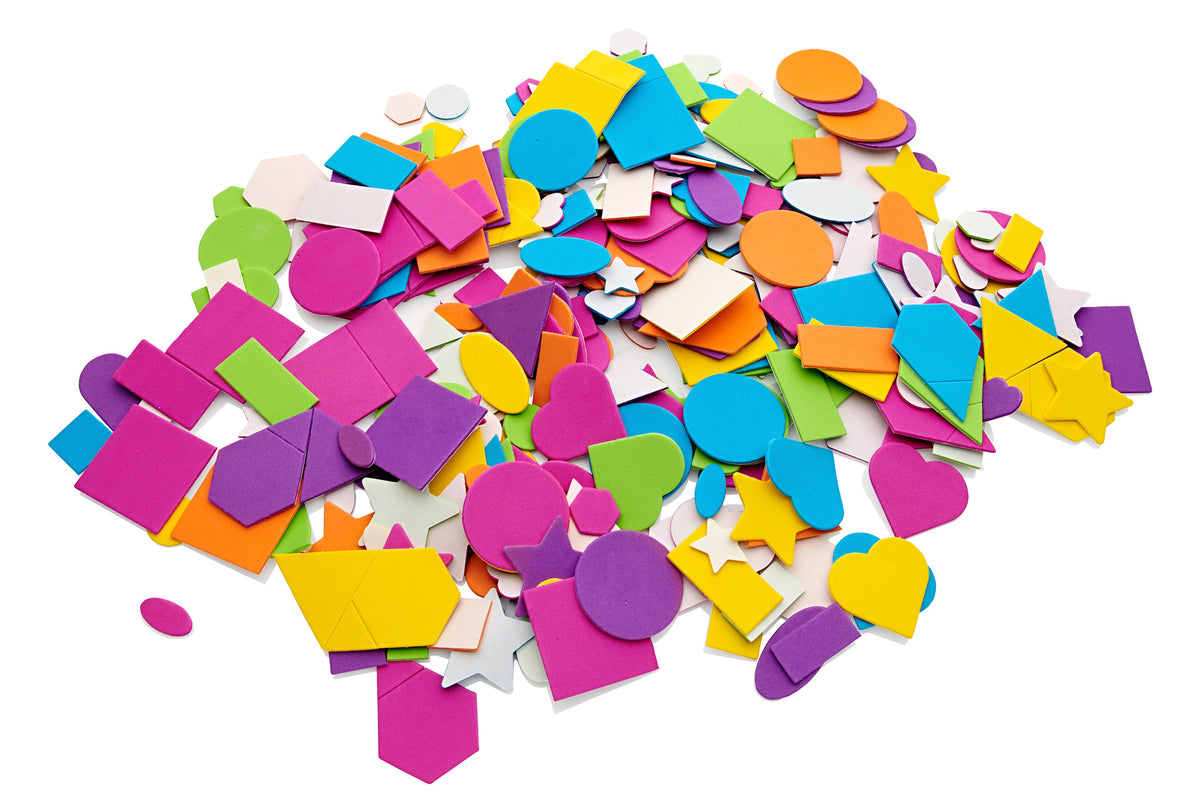 CRAFTY BITZ SQUISHY FOAM STICKERS - SHAPES – McArdles iSchool