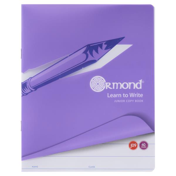 Ormond 40pg J09 Junior Copy Book Durable Cover – McArdles iSchool