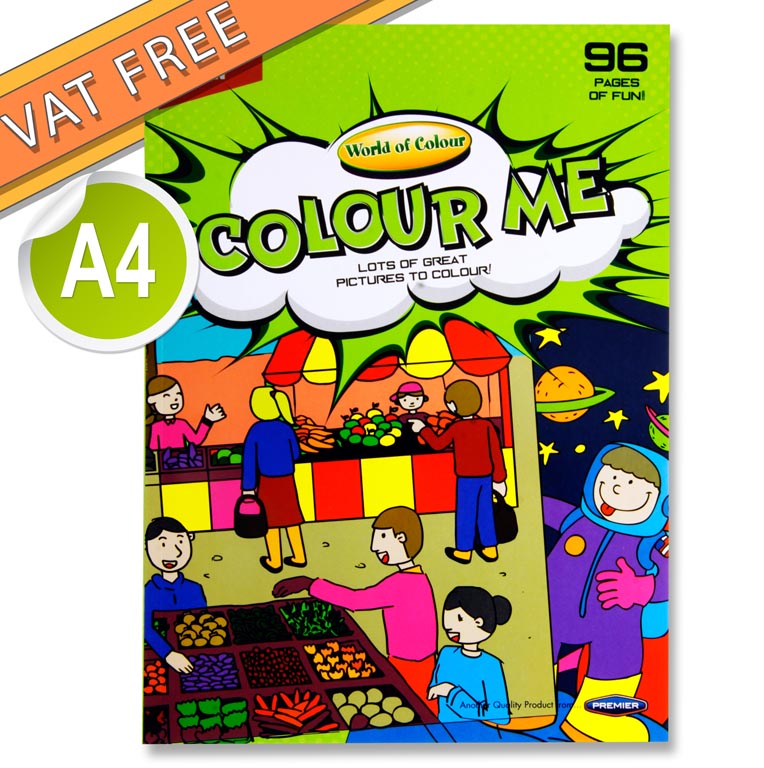 WOC A4-96pg ALPHABET FUN PERFORATED COLOURING BOOK – McArdles iSchool