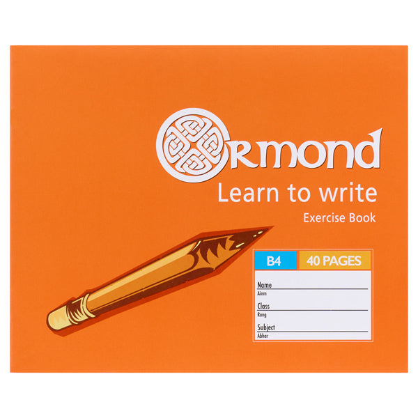 Teacher Special - 60 x ORMOND 40pg B4 LEARN TO WRITE COPY BOOK ...